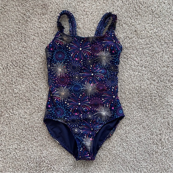 Cat & Jack | Swim | Blue Fireworks One Piece Swimsuit | Poshmark